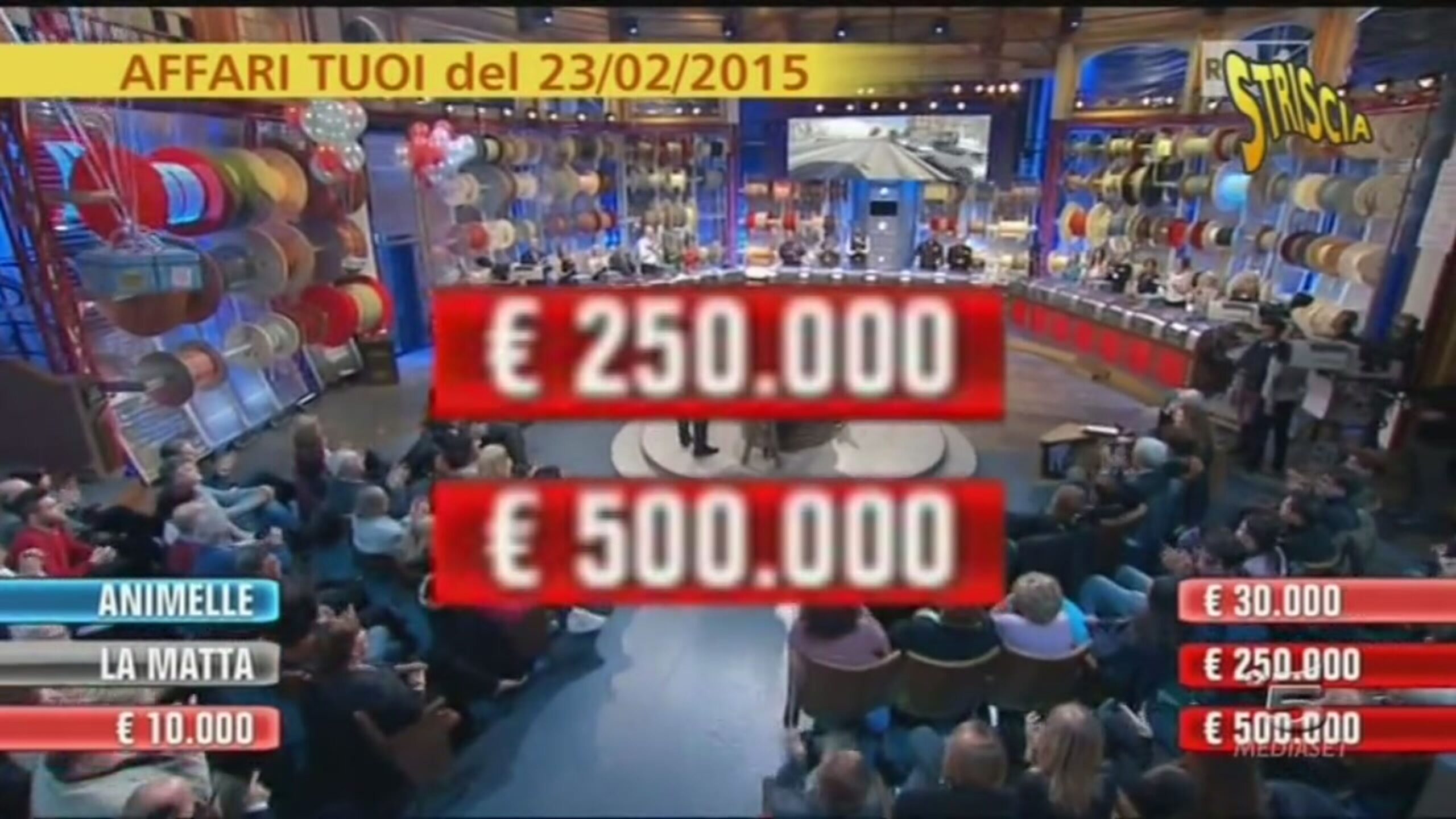 Caso Affari tuoi - Striscia la notizia