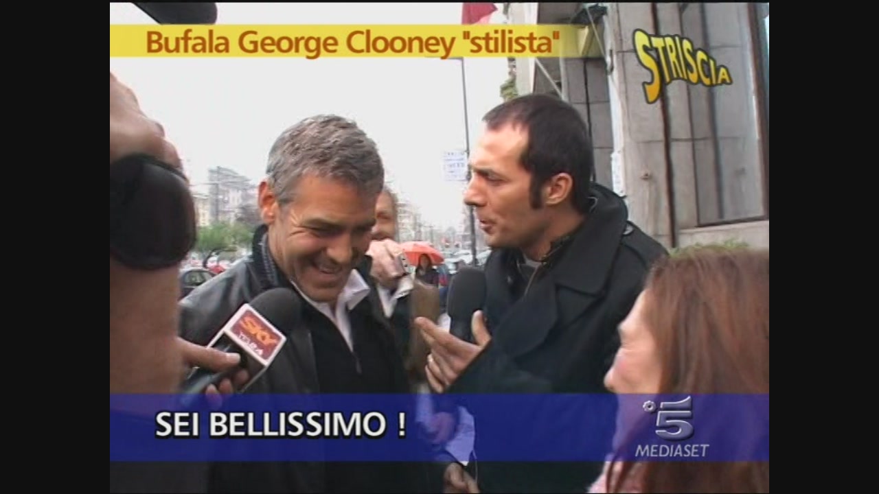 La finta griffe di Clooney - Striscia la notizia