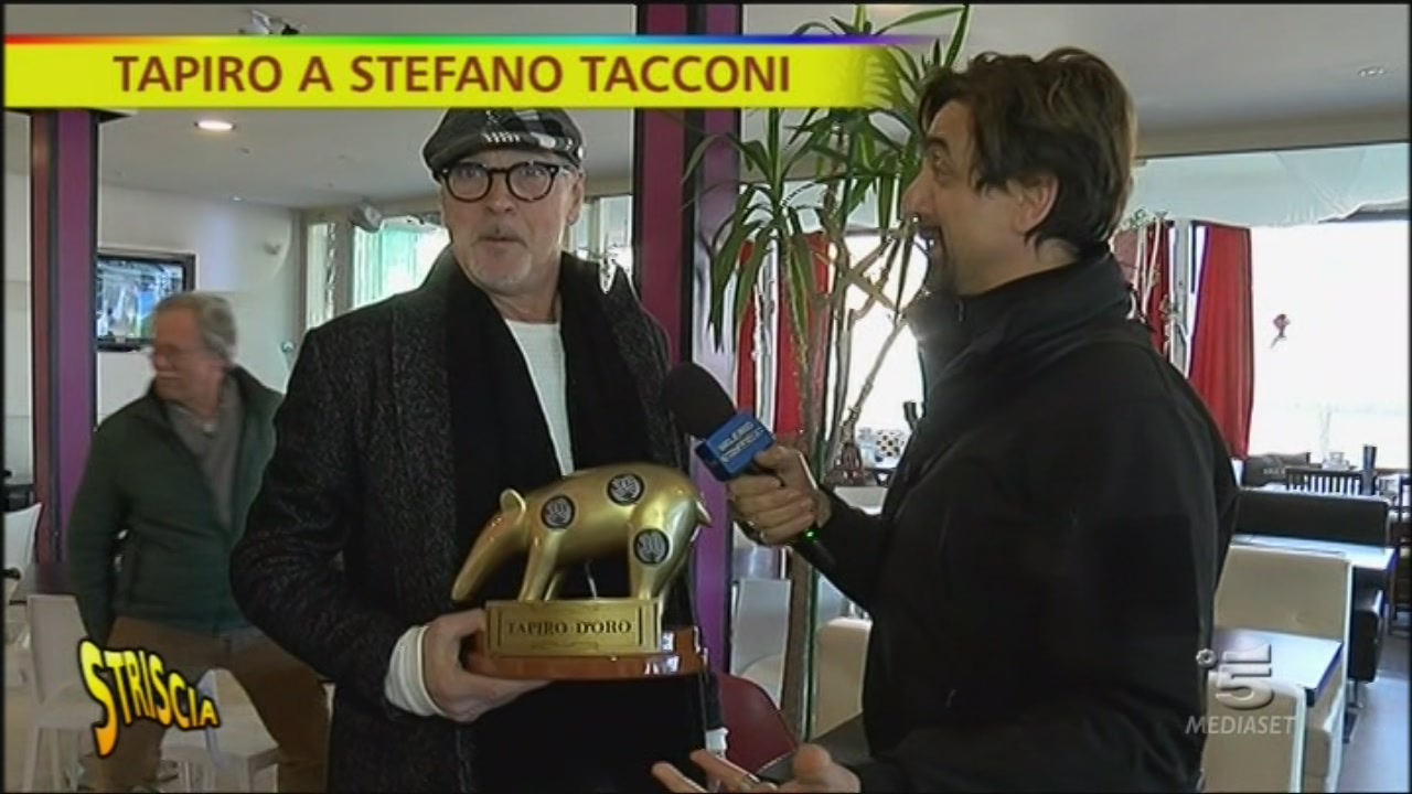 Tapiro d’Oro a Stefano Tacconi - Striscia la notizia