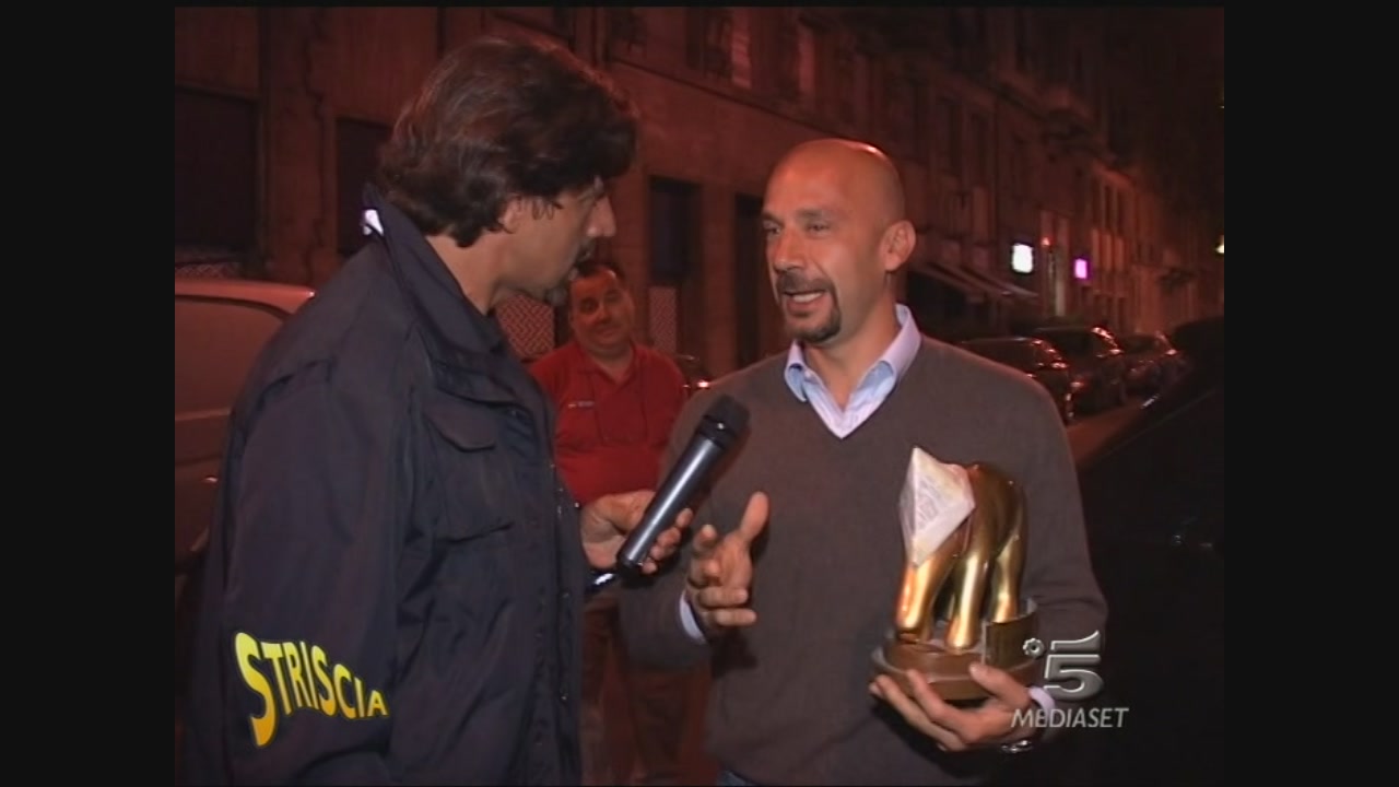 Tapiro a Gianluca Vialli - Striscia la notizia