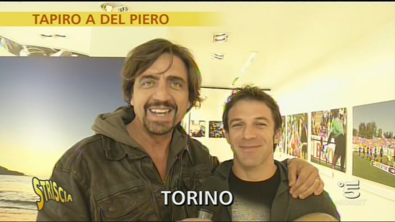Tapiro d’oro ad Alessandro Del Piero - Striscia la notizia