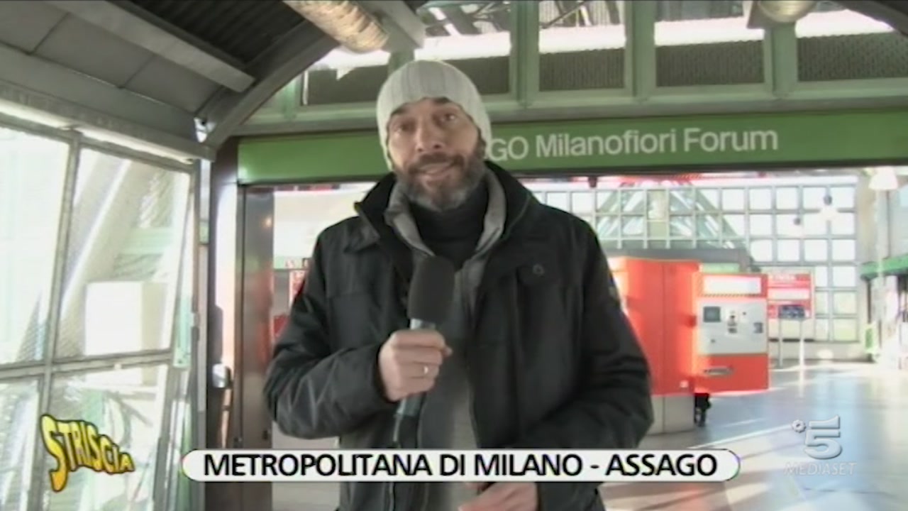 Salto del tornello – Milano - Striscia la notizia