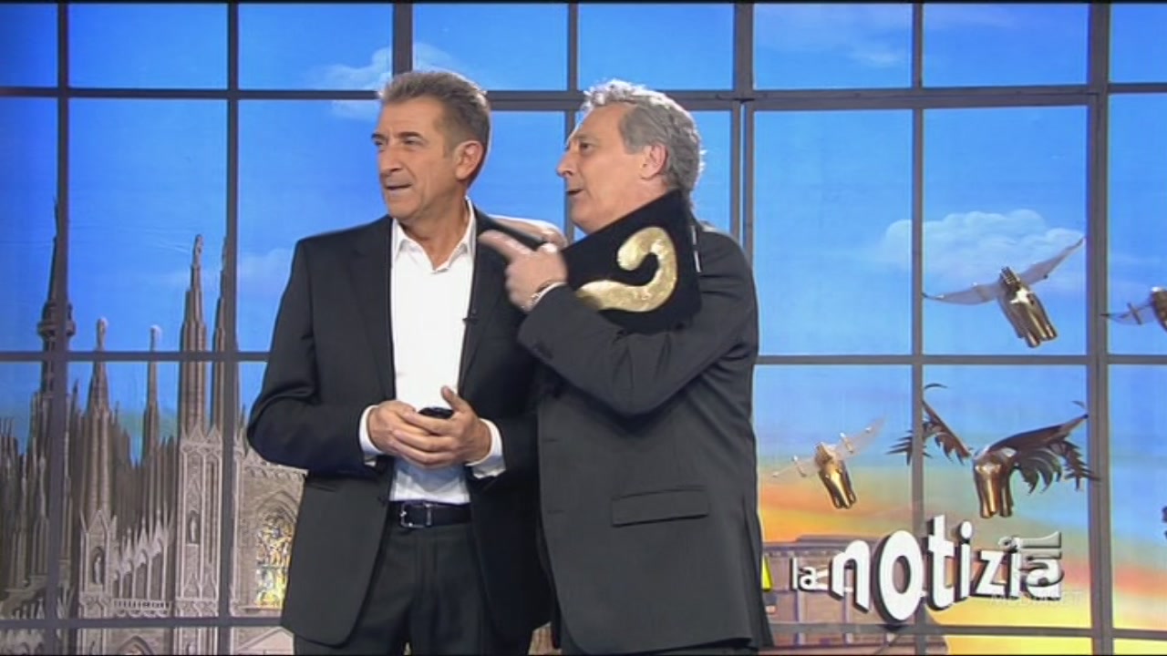 Ingresso di Ezio ed Enzo - Striscia la notizia