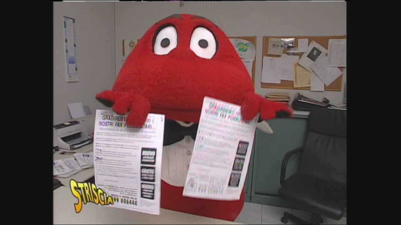 Il Gabibbo e la truffa del fax - Striscia la notizia