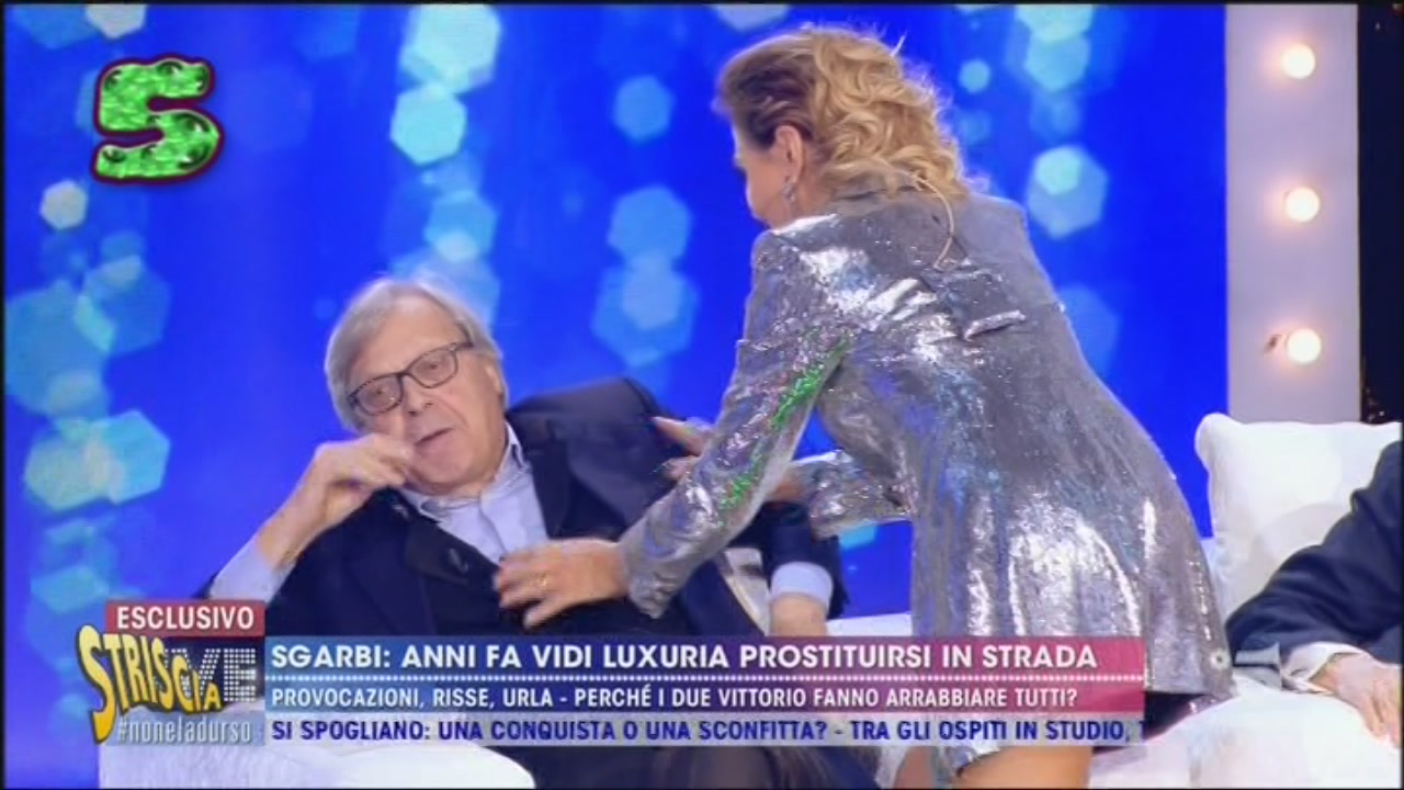 Sgarbi vs Luxuria - Striscia la notizia