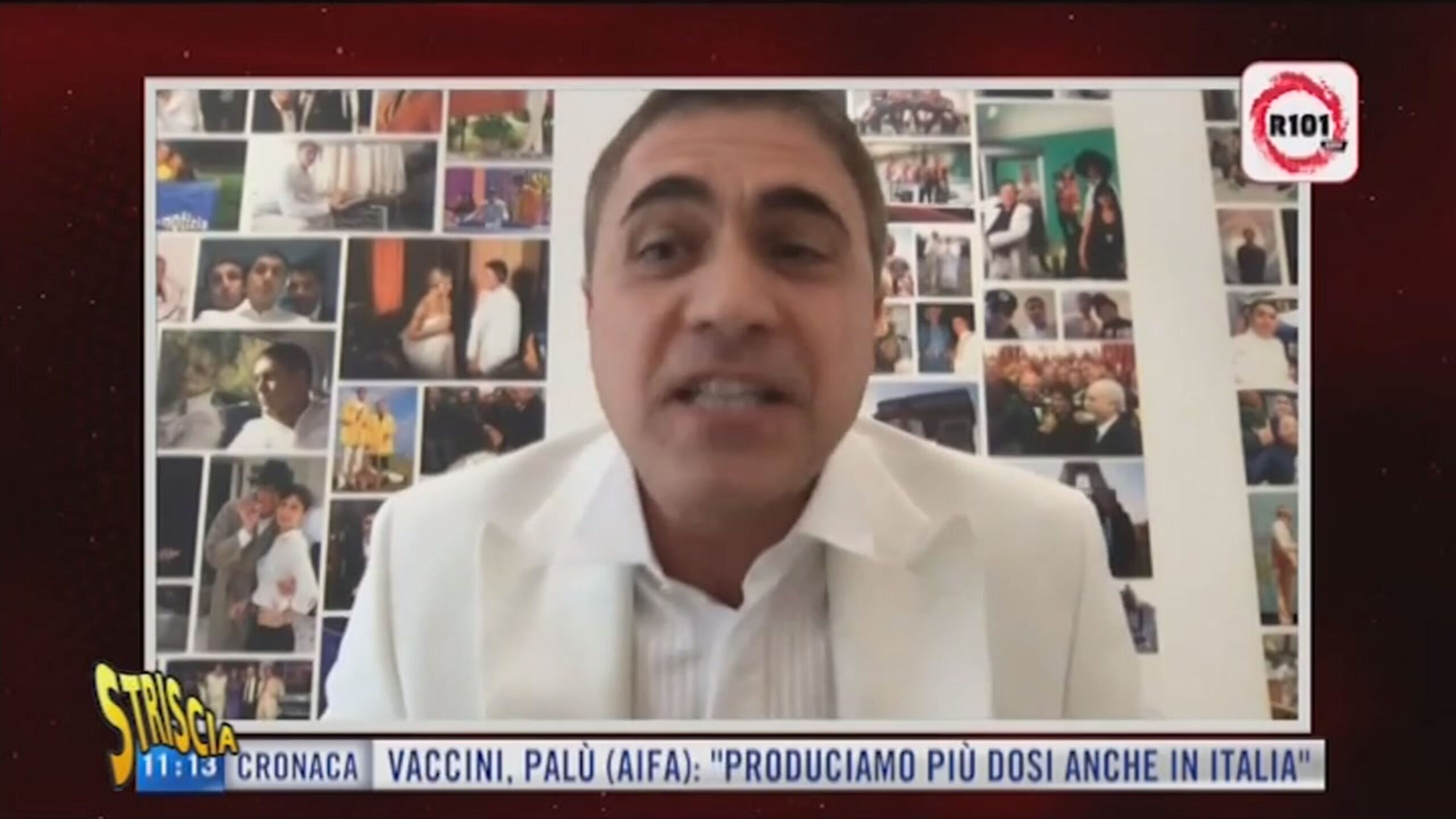 U-Mask, Moreno Morello a R101 - Striscia la notizia