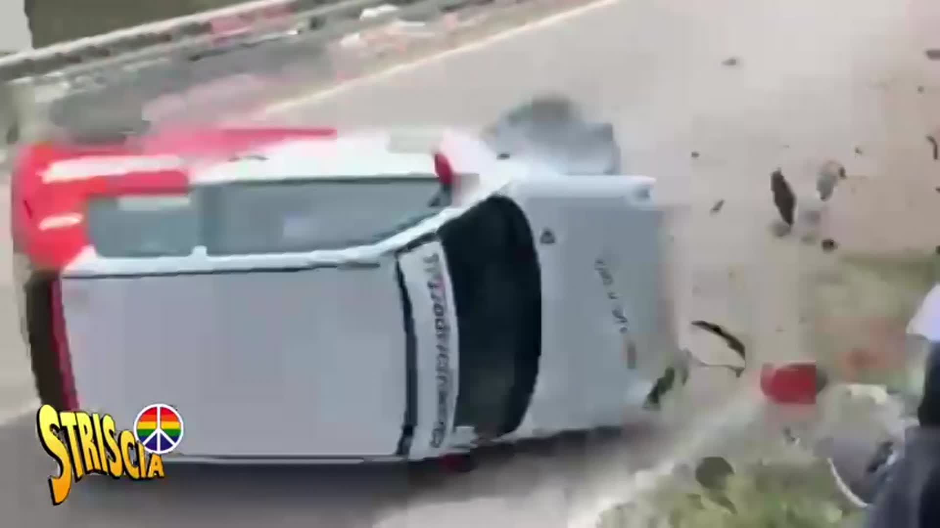 Incidente d’auto per Jimmy Ghione - Striscia la notizia