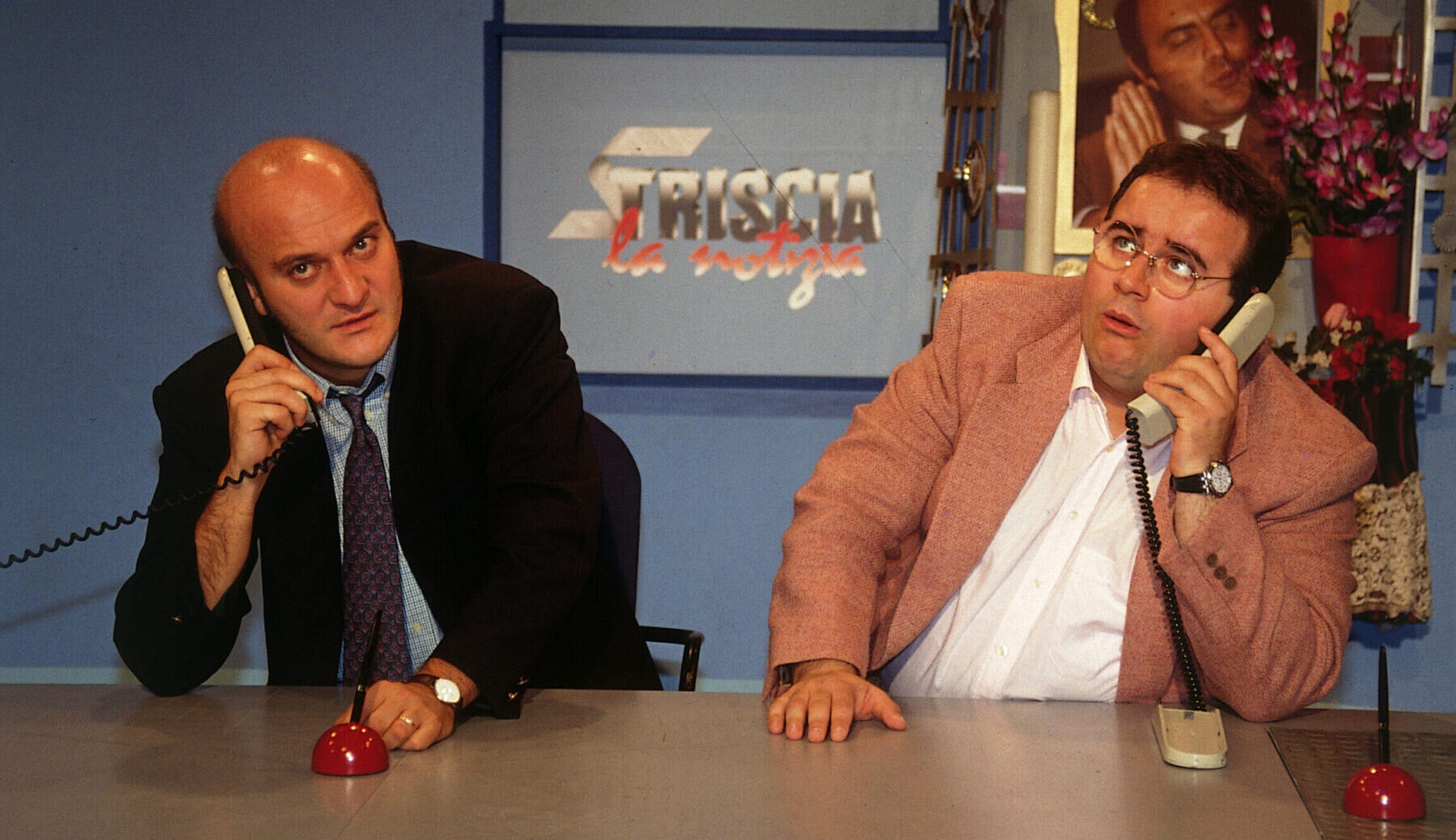 Gianni Fantoni e Claudio Bisio – Striscia la notizia