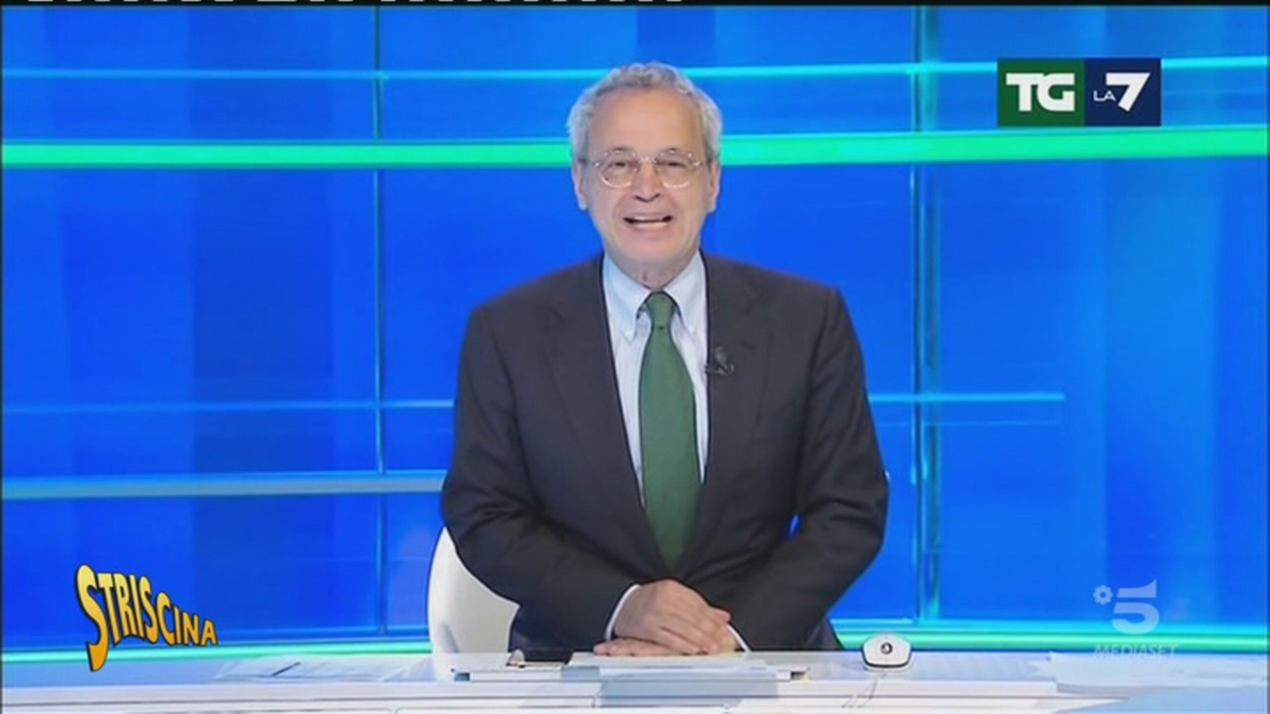 Enrico Mentana, lo sfogo in diretta - Striscia la notizia