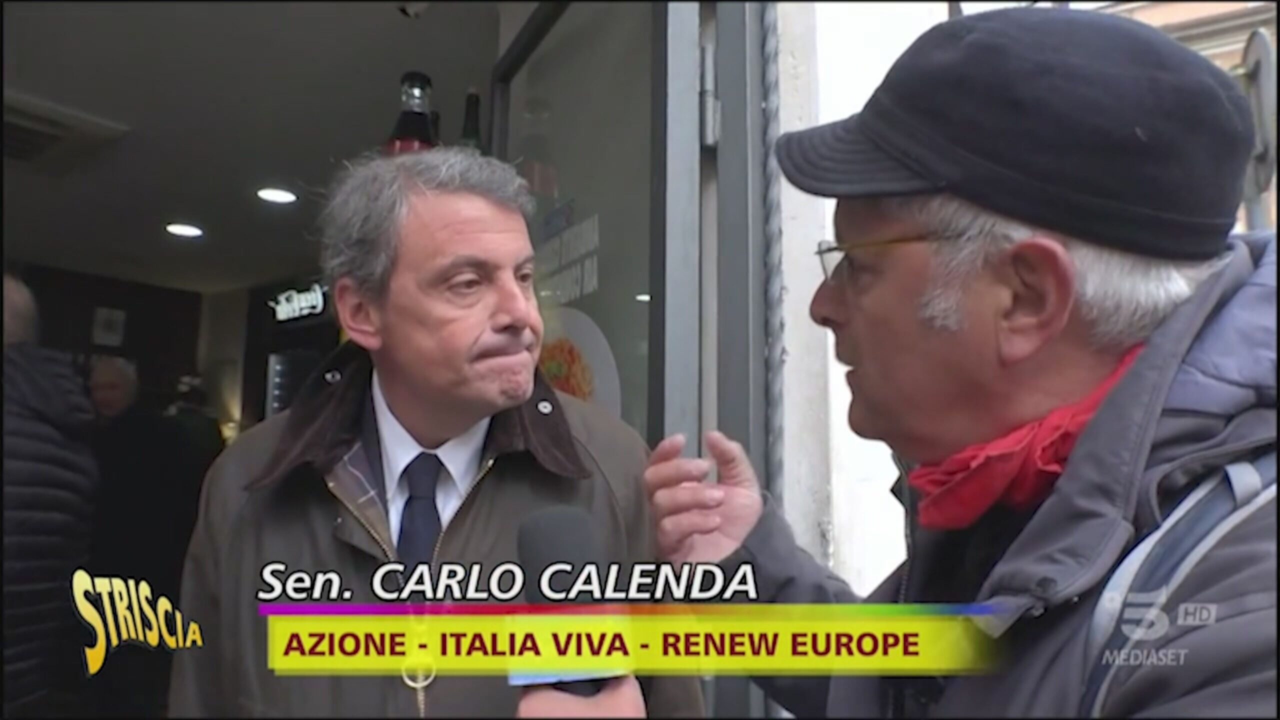 Carlo Calenda divorzia da Matteo Renzi e lo confida a Lucci - Striscia ...