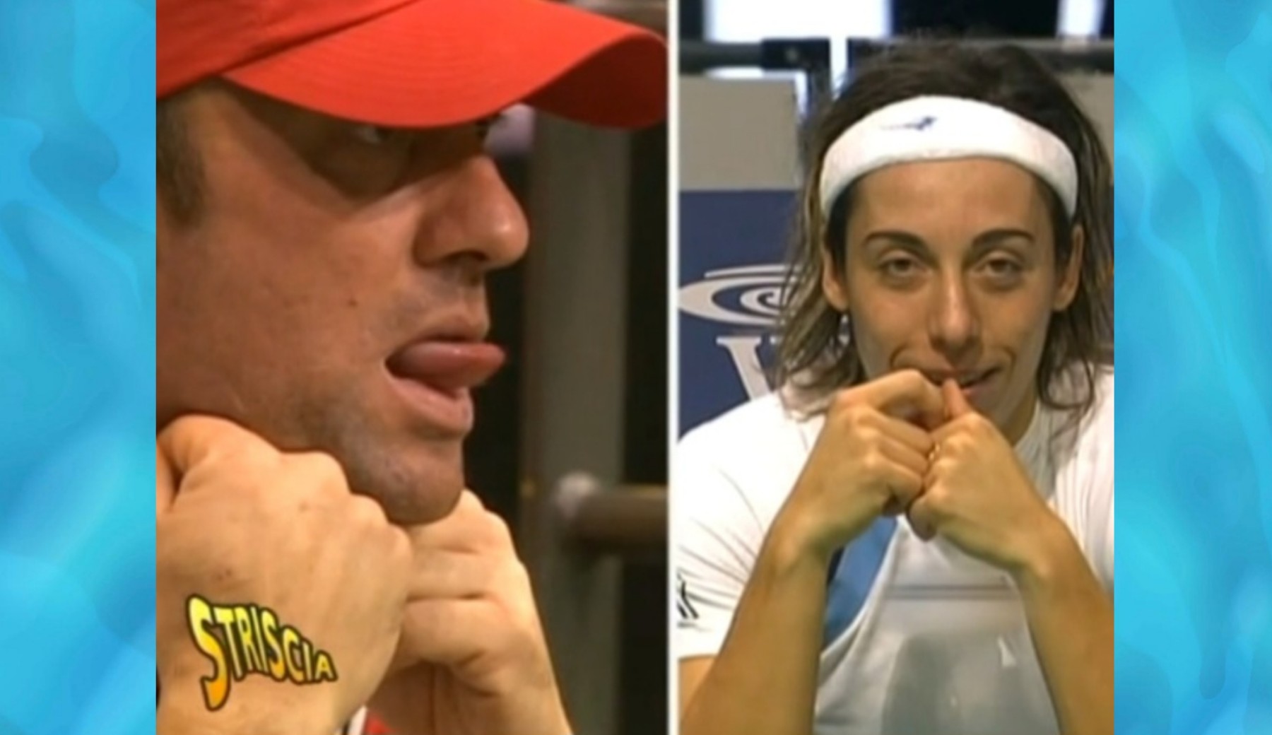 Francesca Schiavone e quel Tapiro d’oro per il labiale sexy - Striscia la notizia