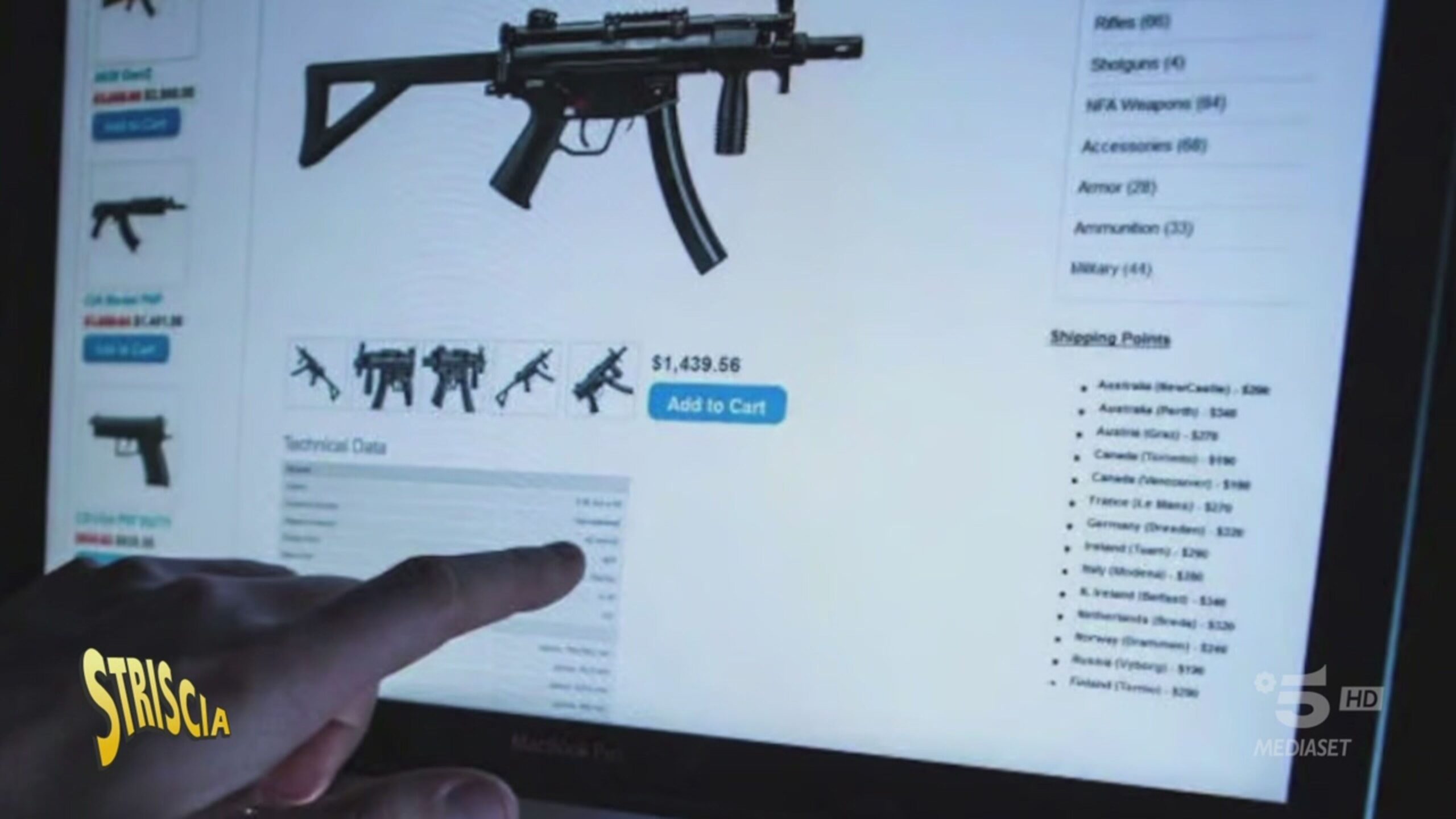 Mercato delle armi sul Dark Web: ecco come funziona - Striscia la notizia