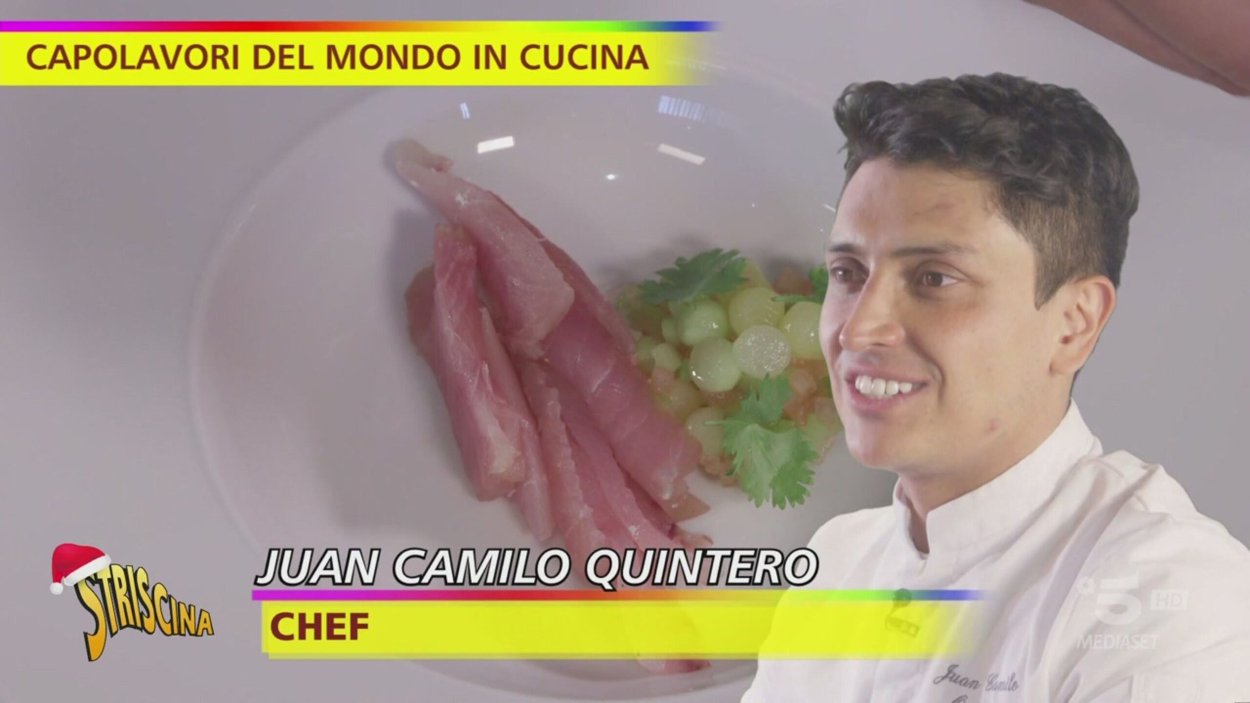 Il “Ceviche di ricciola” di Juan Camilo Quintero Merchan - Striscia la notizia