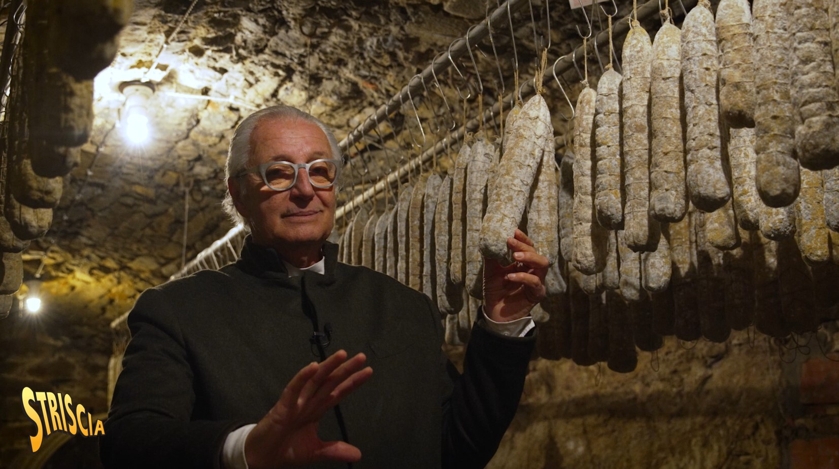 Stasera a Striscia, Davide Rampello e il Salame Nobile del Giarolo ...