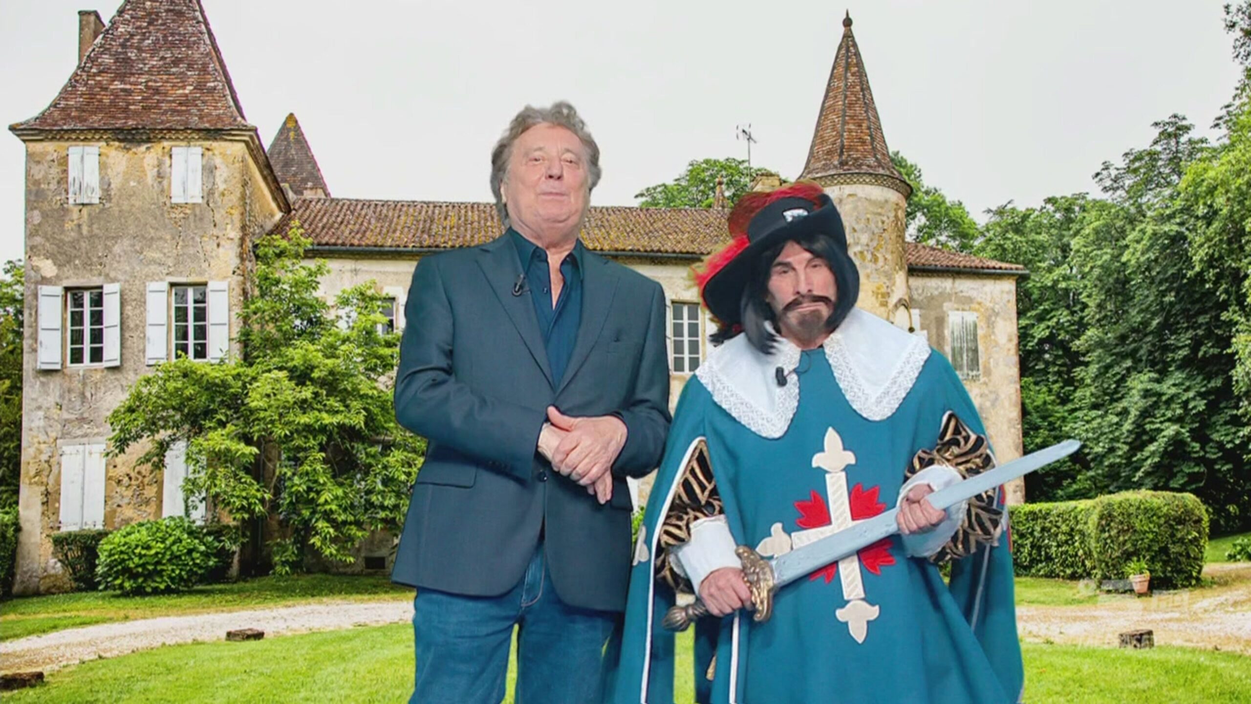 Enzino in Guascogna con un discendente di D’Artagnan - Striscia la notizia