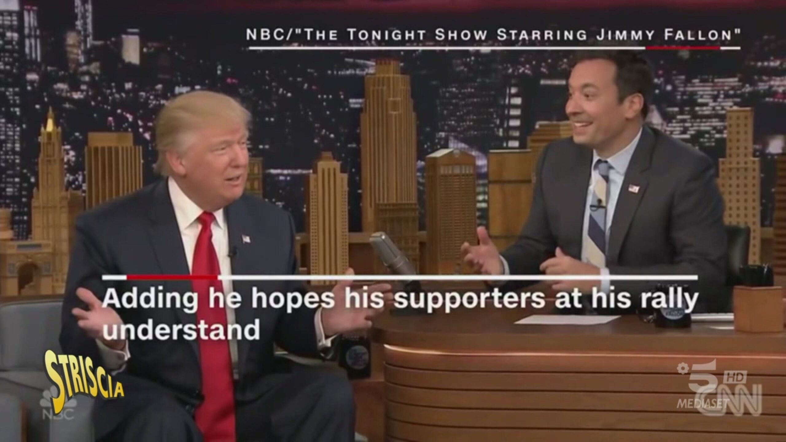 Donald Trump ha già preparato i coriandoli per la vittoria - Striscia ...