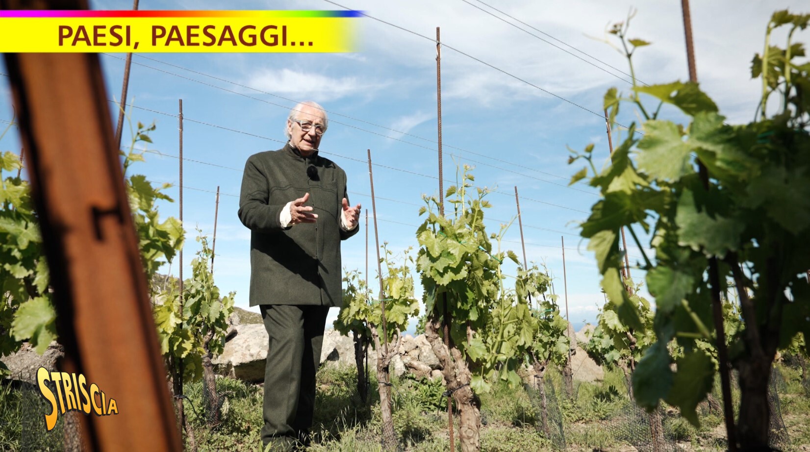 Stasera a Striscia, Davide Rampello e la viticoltura sull’Isola di ...