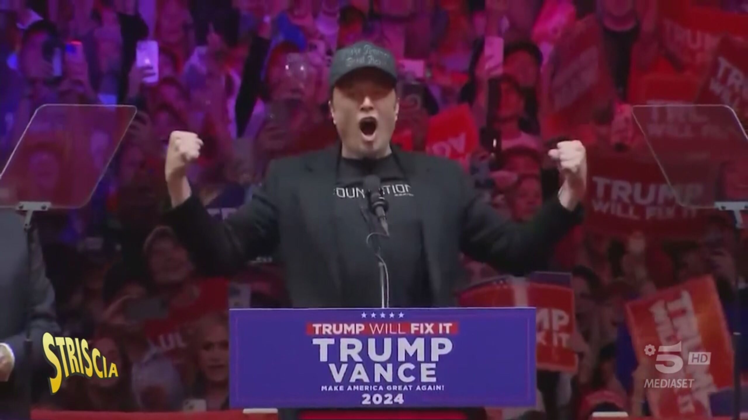 Musk! Comanda solo Musk!”, la nuova hit di Highlander Dj - Striscia la ...