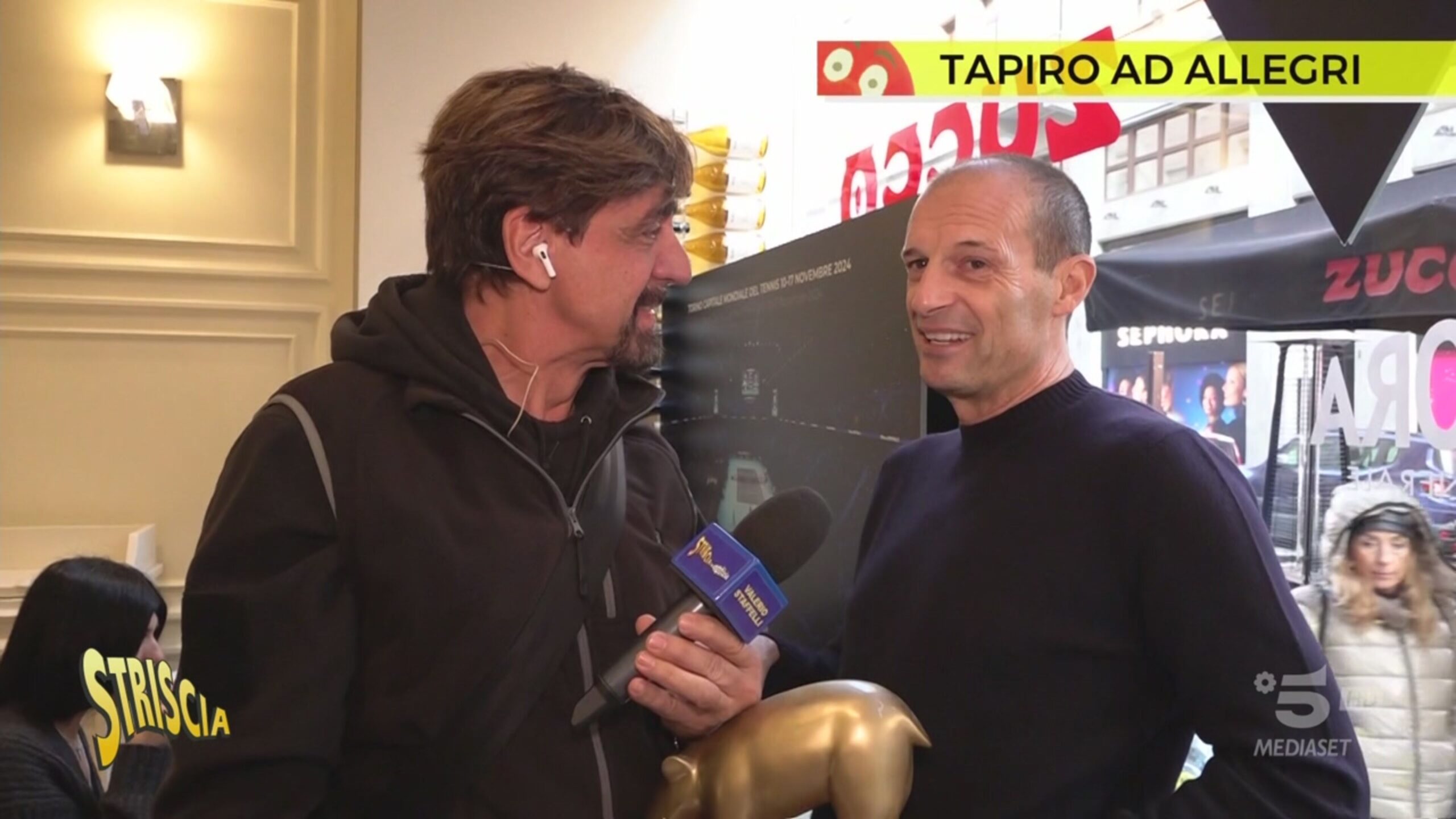 Allegri non sa chi allenare? Ci vuole un bel Tapiro con il “corto muso ...