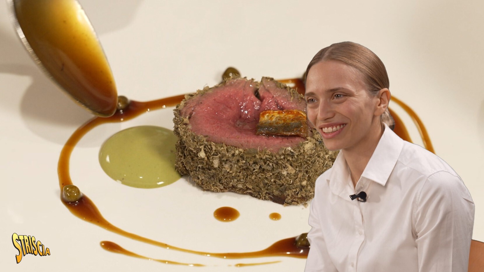 Domani sera a Striscia: la “Vacca vecchia con capperi” di Isabella Potì ...