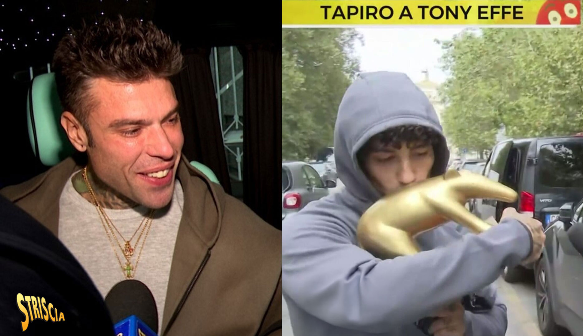 Il dissing e i Tapiri d’oro portano fortuna a Fedez e Tony Effe ...