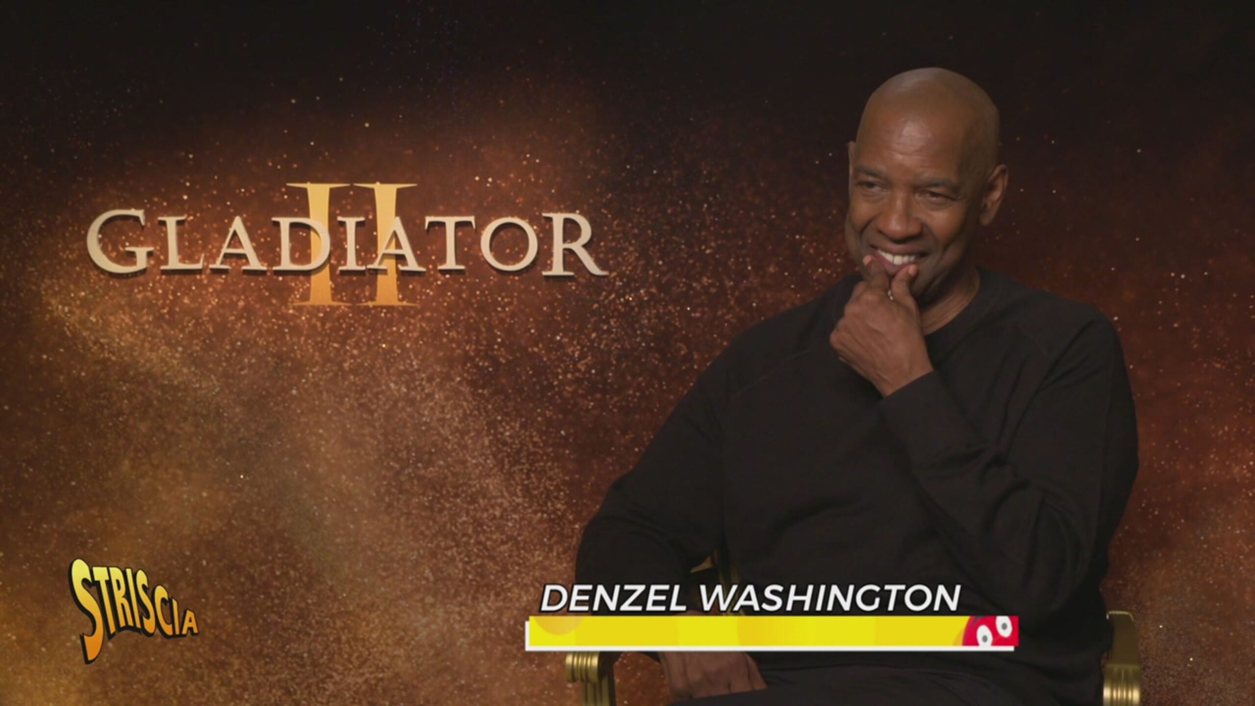 “Il gladiatore 2”, il nostro Trombetta intervista Denzel Washington ...