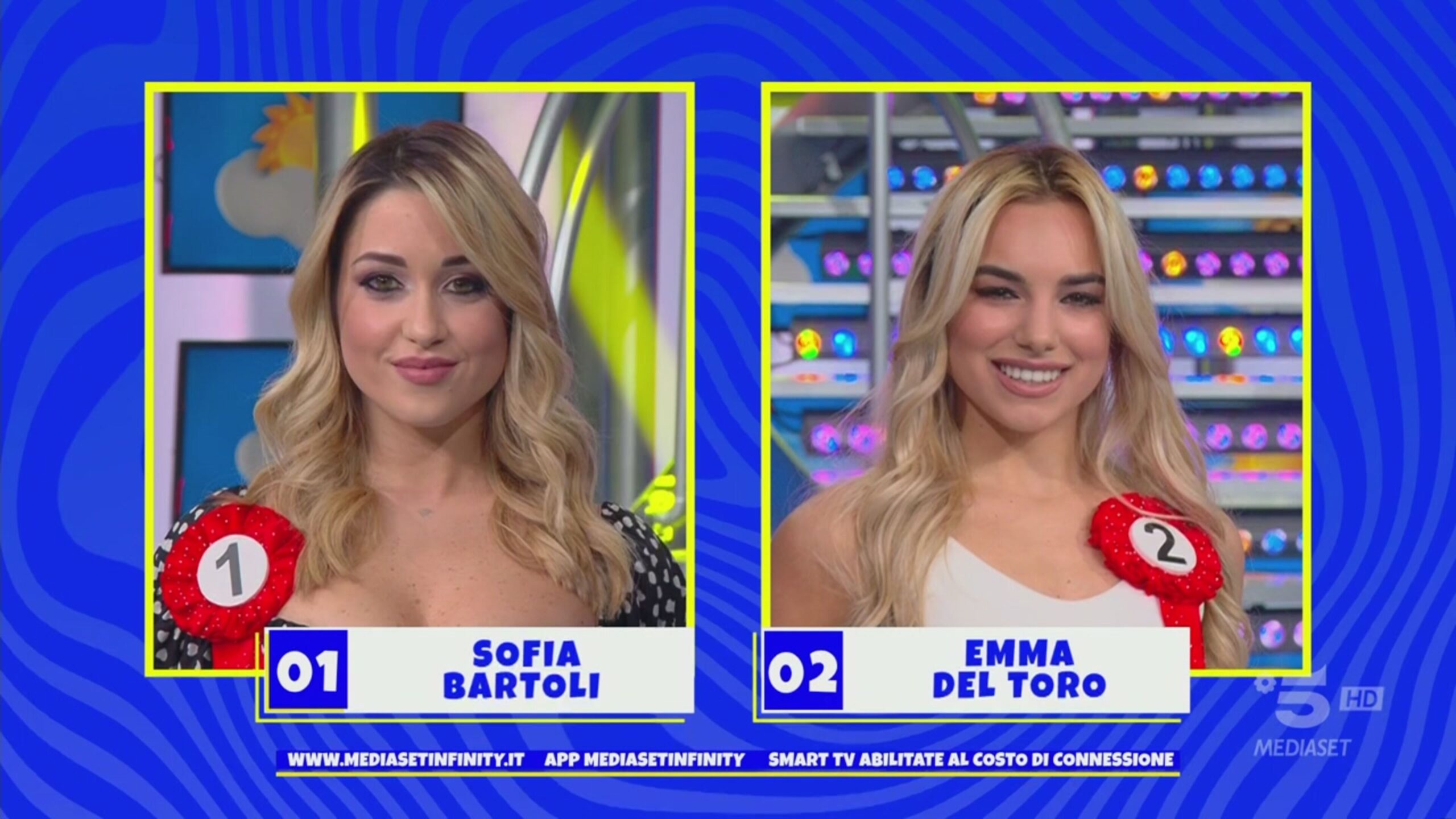 Velina bionda, vota la tua preferita tra Sofia Bartoli ed Emma Del Toro - Striscia la notizia
