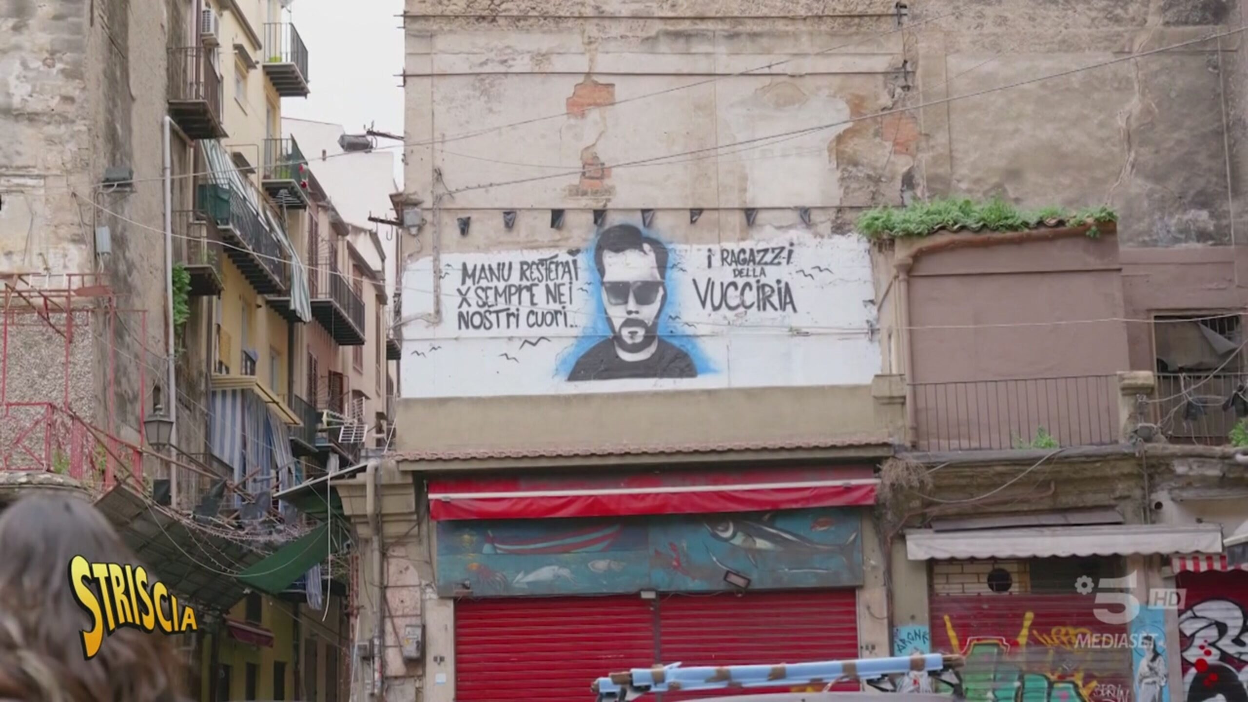 Palermo, murales: eroi e figli di mafiosi - Striscia la notizia