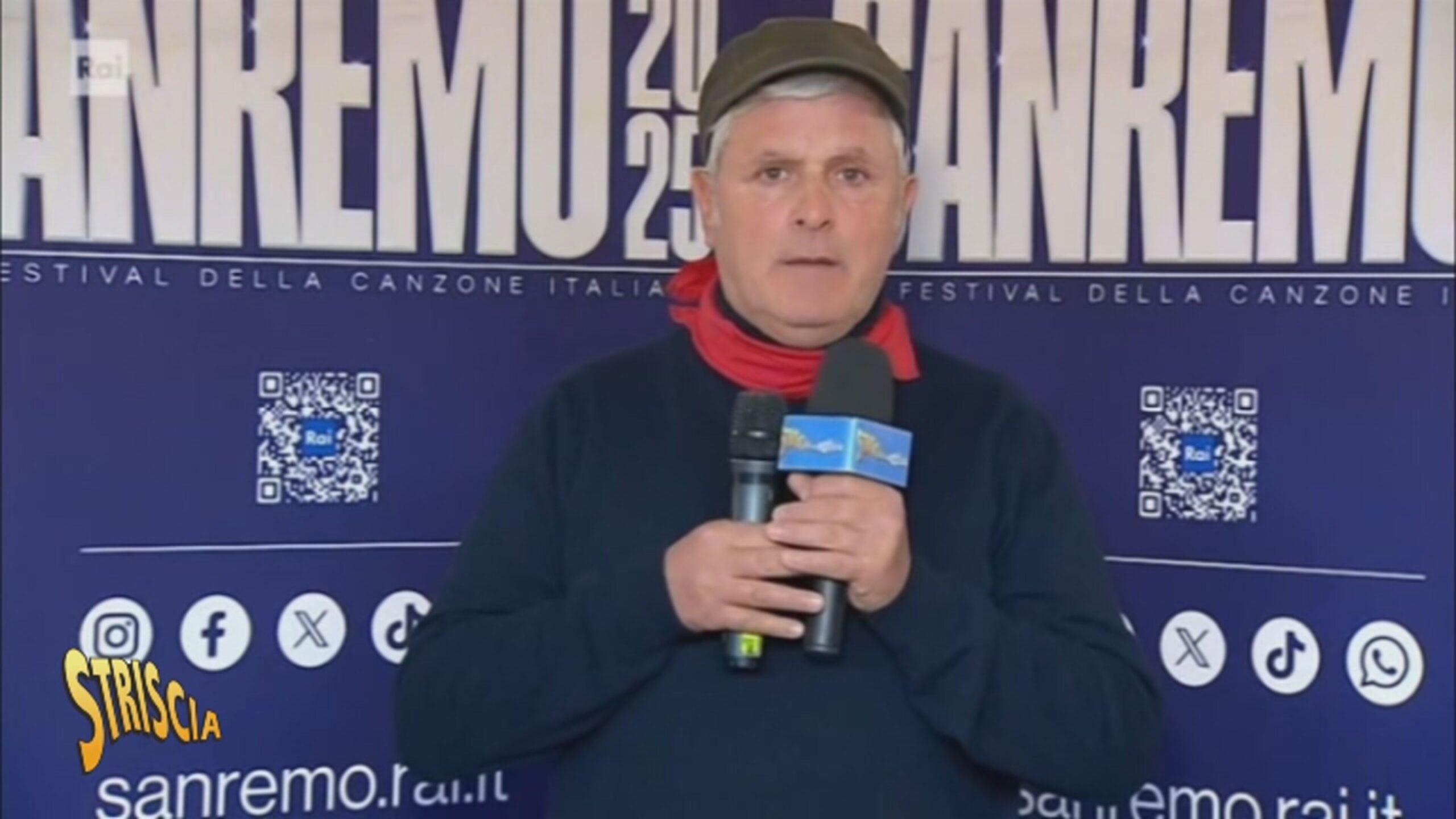 Esclusiva Striscia, Carlo Conti a Enrico Lucci: «Non vorrei Elon Musk ...