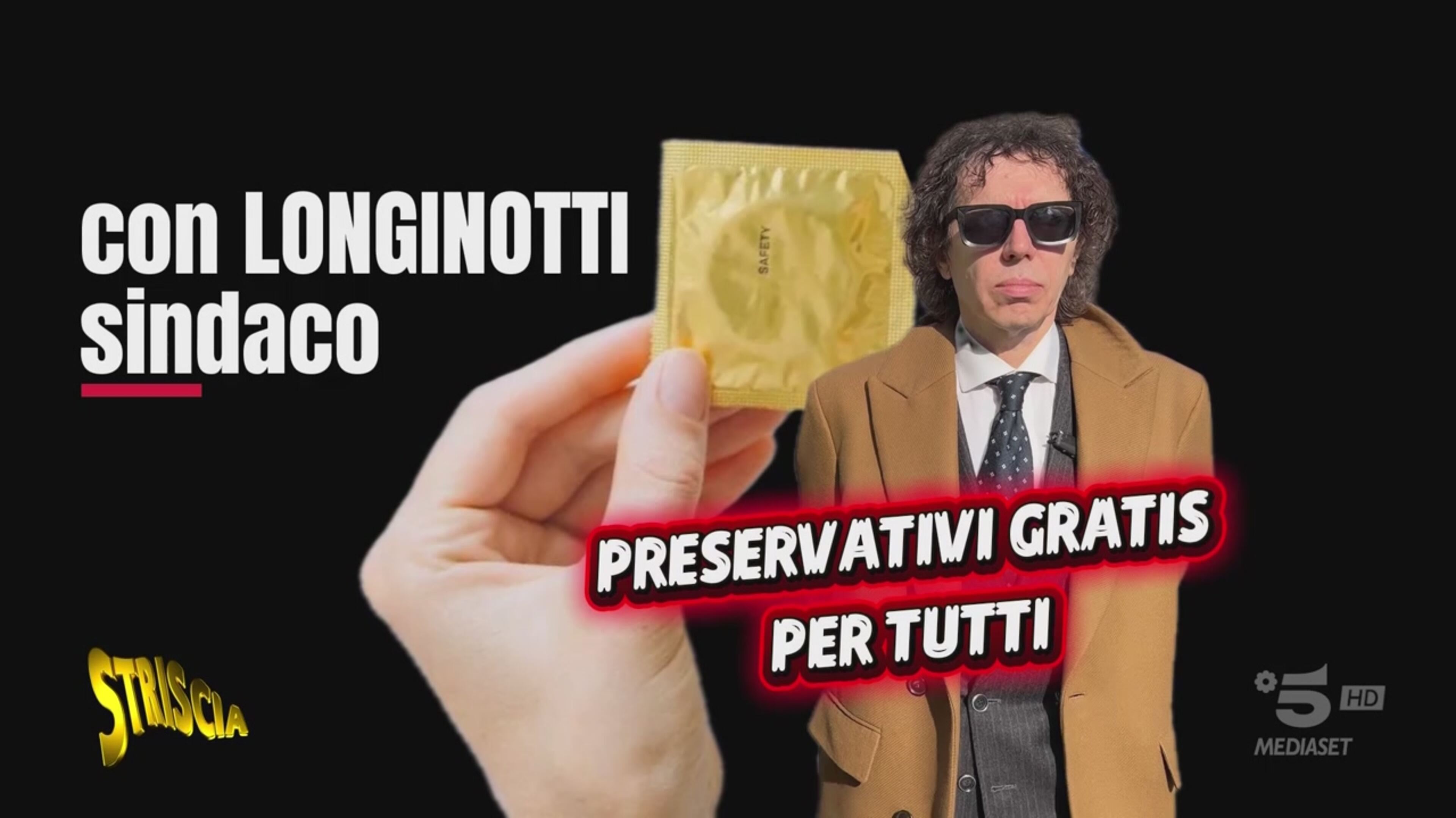Longinotti: «Preservativi gratis in tutti i bar di Milano» - Striscia ...